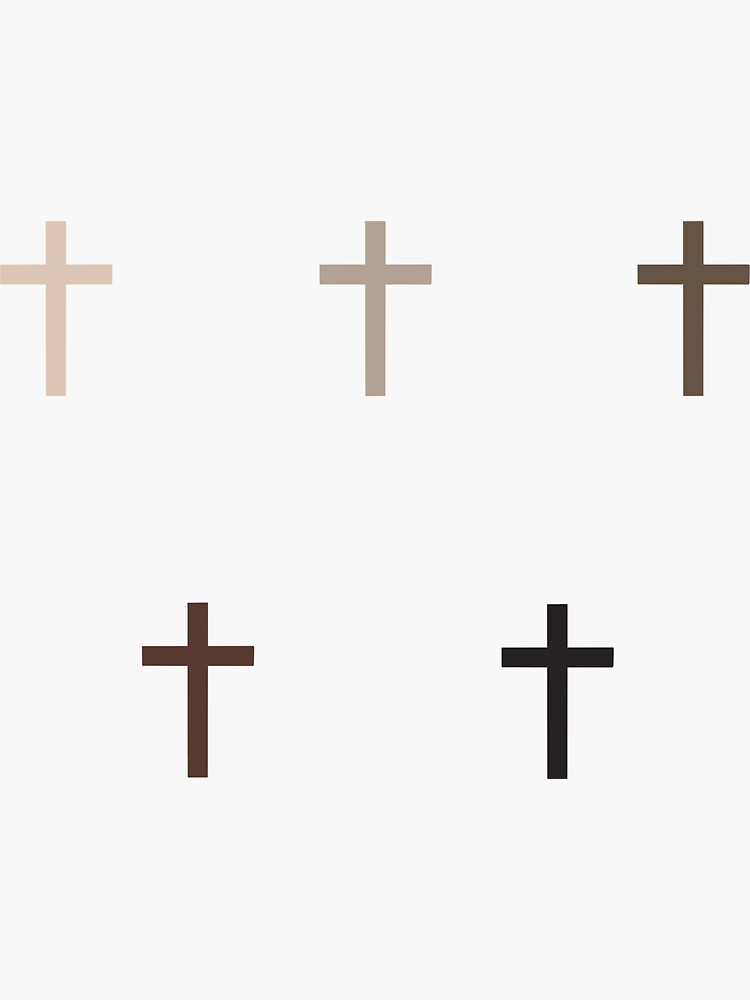 "Christian Cross Sticker Pack" Sticker for Sale by ReformedStyle ...