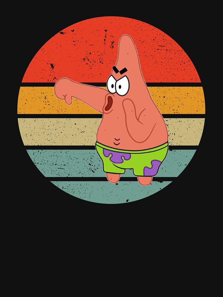 "Patrick Star Boo" T-shirt for Sale by pascaraul | Redbubble | patrick ...