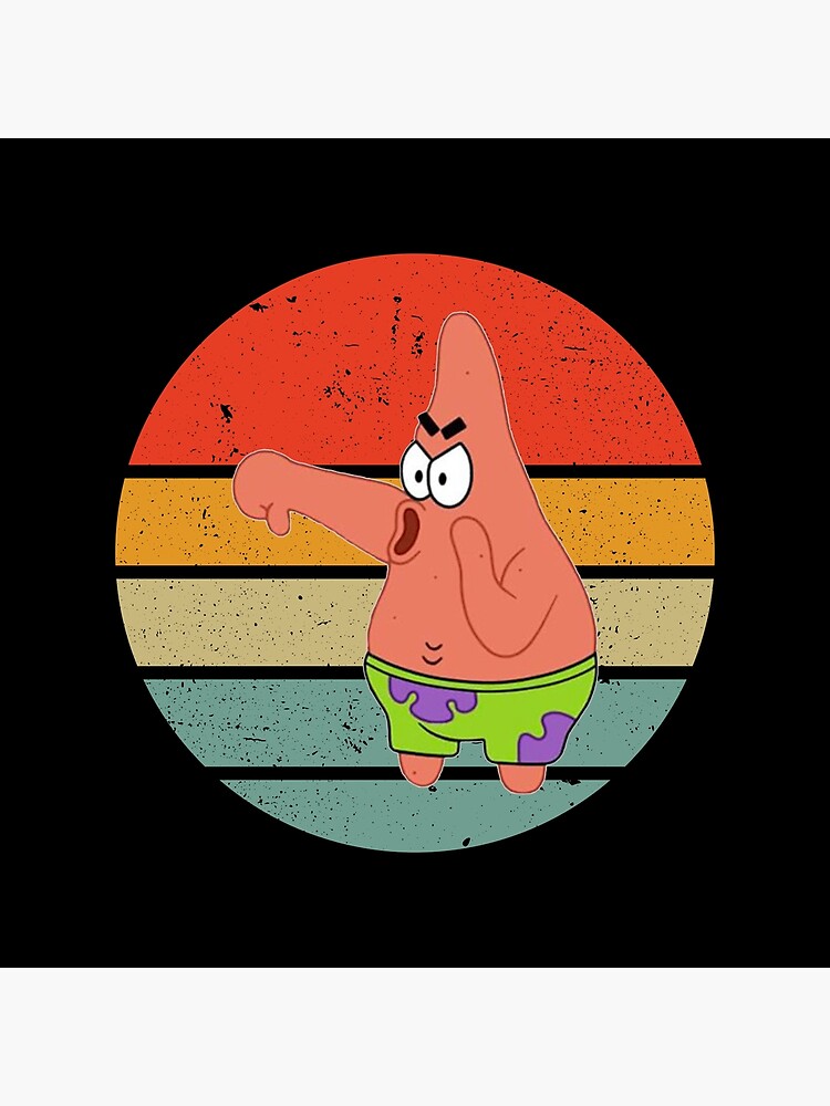 "Patrick Star Boo" Poster for Sale by pascaraul | Redbubble