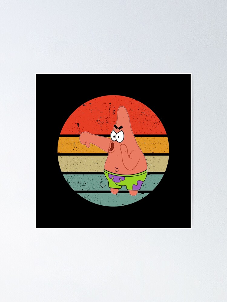 "Patrick Star Boo" Poster for Sale by pascaraul | Redbubble