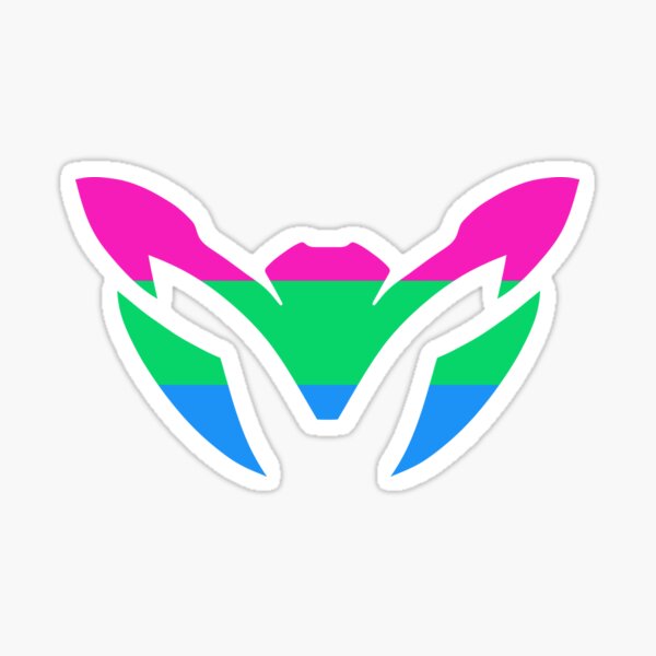 "Polysexual Max Steel Logo" Sticker for Sale by havensea | Redbubble