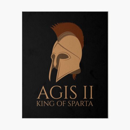"Agis II - King Of Sparta - Ancient Greek History" Art Board Print for ...