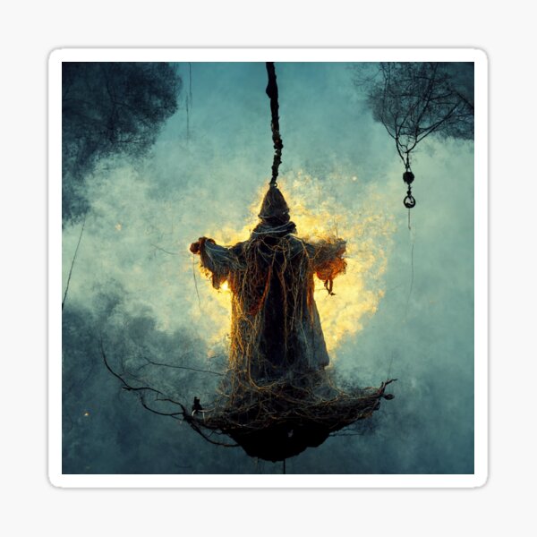 "Burning Man" Sticker for Sale by UpField | Redbubble