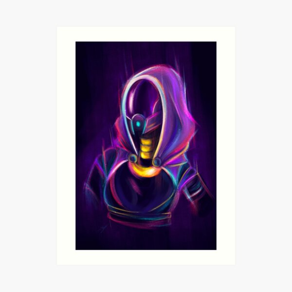 "NEON Tali FAN ART" Art Print by ShayaFury | Redbubble