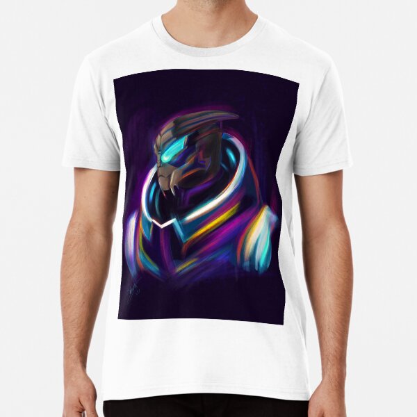 "NEON Garrus Vakarian Fan Art" T-shirt for Sale by ShayaFury ...