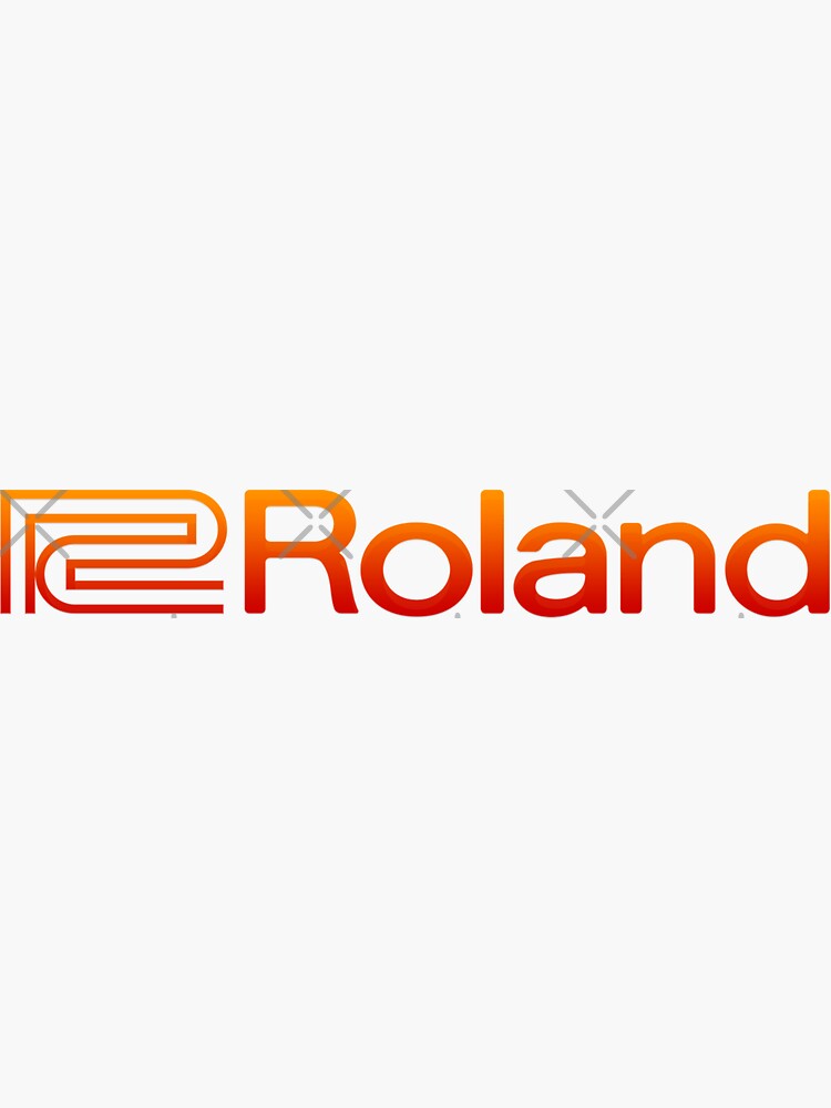 "Roland Logo" Sticker for Sale by wasisnt | Redbubble