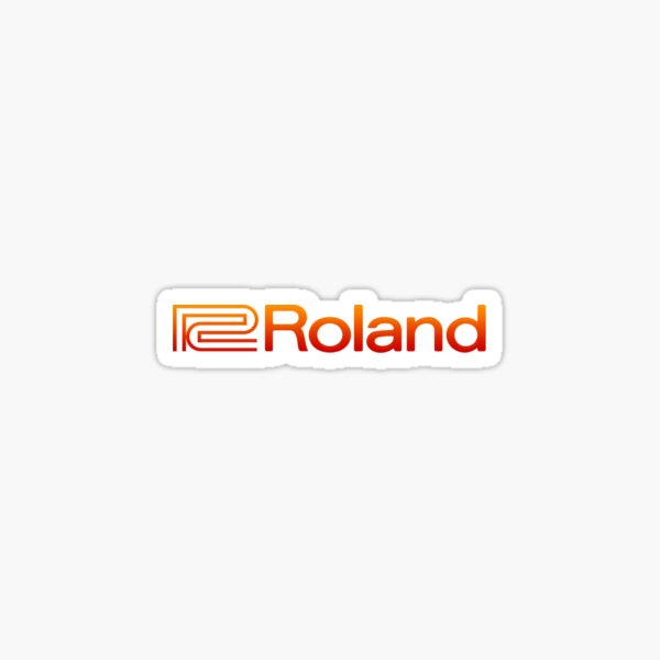"Roland Logo" Sticker for Sale by wasisnt | Redbubble