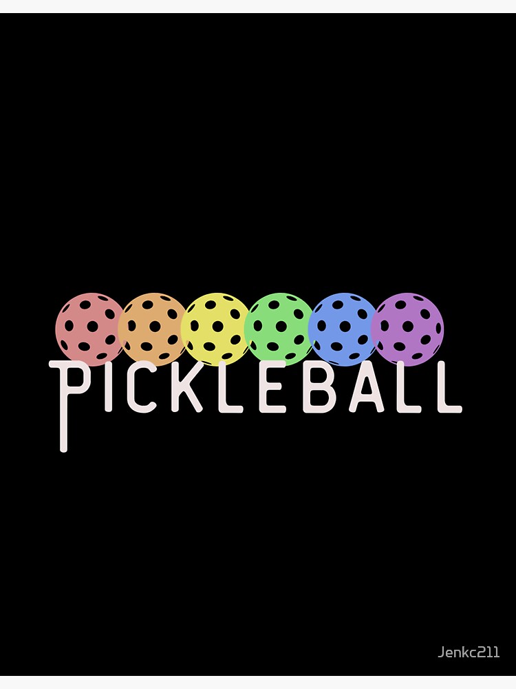"pride pickleball balls rainbow" Sticker for Sale by Jenkc211 | Redbubble