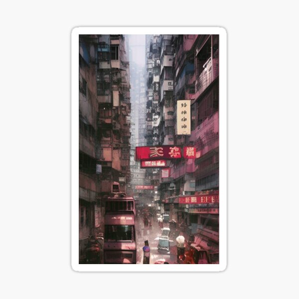 "Hong Kong Street Art" Sticker for Sale by placesonearth | Redbubble