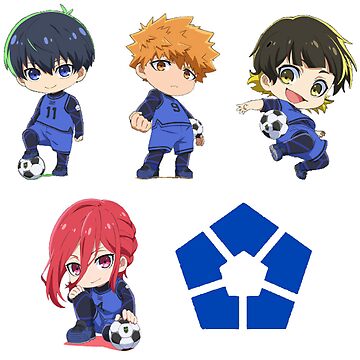 "Blue lock Team Z Stickers" Sticker by Nokimak | Redbubble