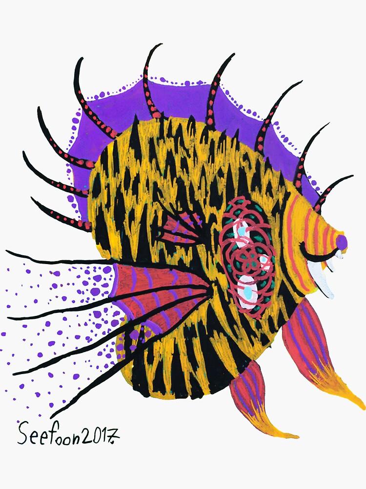 "Sparkle Fish" Sticker by seefoon | Redbubble