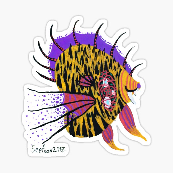 "Sparkle Fish" Sticker by seefoon | Redbubble