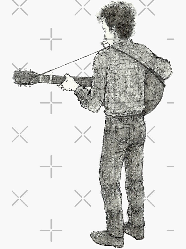 "Music man" Sticker for Sale by seancarolan | Redbubble