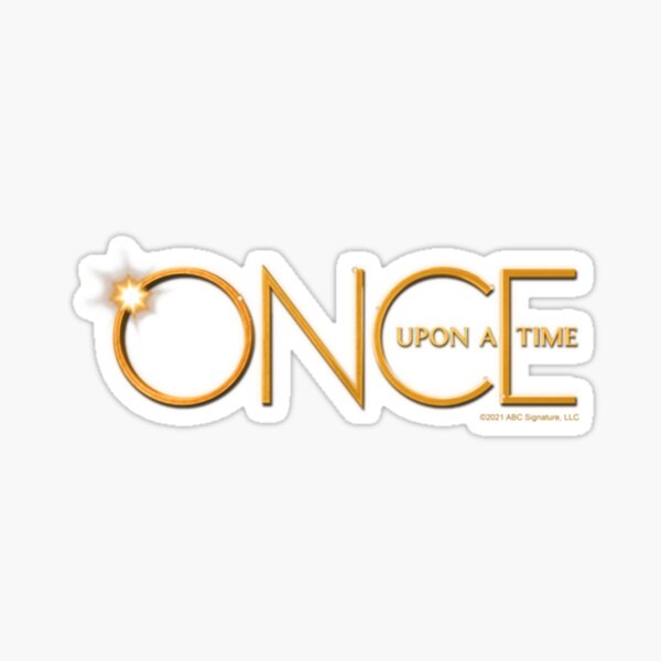 "Once Upon a Time Logo" Sticker for Sale by gdeveegahmarg | Redbubble