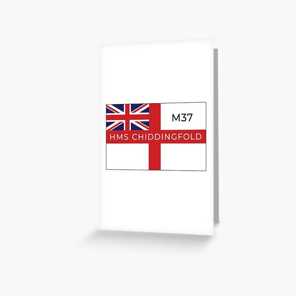 "HMS Chiddingfold On British White Ensign - M37 - British Navy Hunt ...