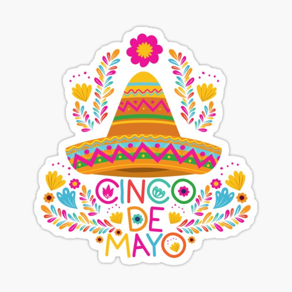 "Cinco De Mayo" Sticker for Sale by maxdesignex | Redbubble