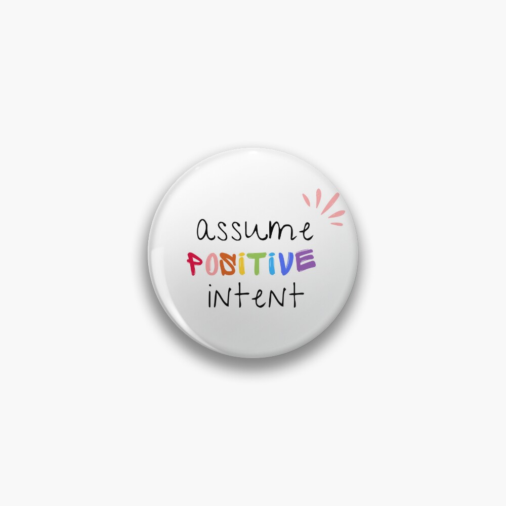 "Positive intent" Sticker for Sale by Susseengel | Redbubble