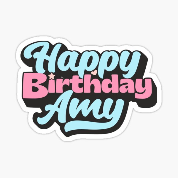 "Happy Birthday Amy, Gift for Amy, Custom Gift Amy, Personalized Gift ...