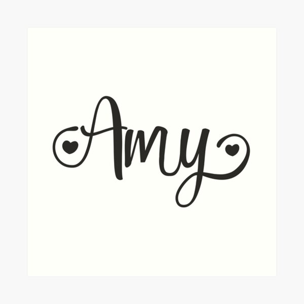 "Amy Name, Amy Calligraphy, Gift for Amy, Custom Gift Amy, Personalized ...