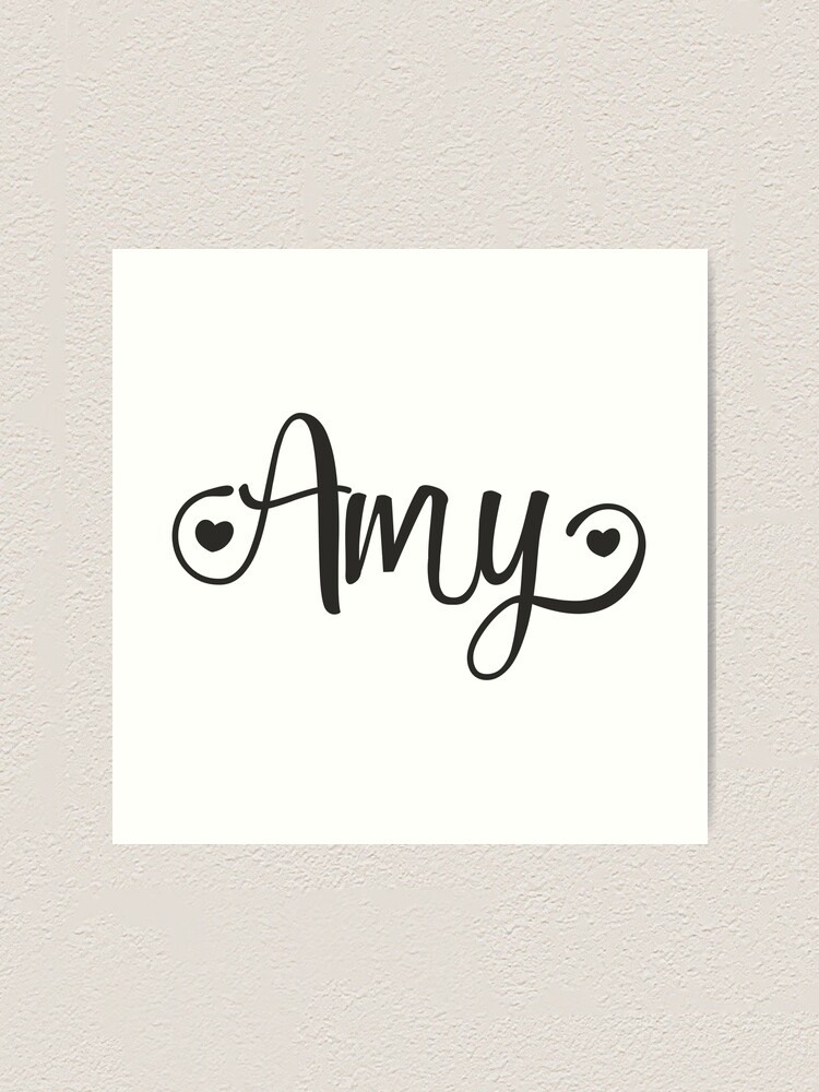 "Amy Name, Amy Calligraphy, Gift for Amy, Custom Gift Amy, Personalized ...