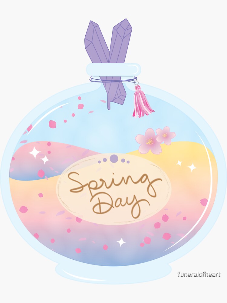 "Spring Day Potion Bottle" Sticker for Sale by funeralofheart | Redbubble
