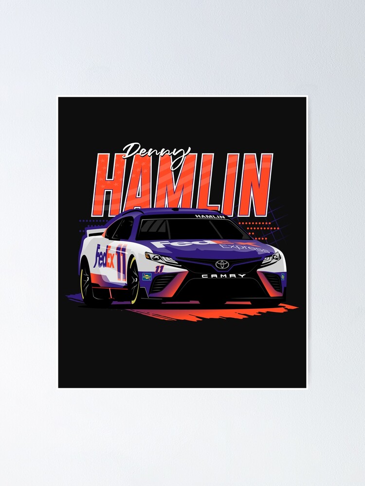 "Denny Hamlin 2022 Nascar" Poster for Sale by Dibujoa-store | Redbubble