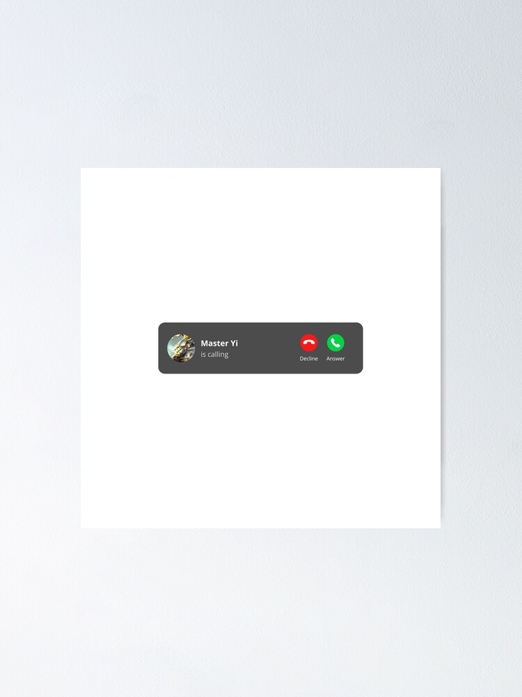 "Master Yi is calling, MOBA gaming collection" Poster for Sale by LoadingGames | Redbubble