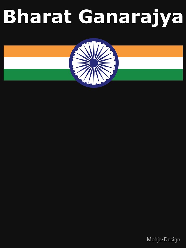 "Bharat Ganarajya - flag and coat of arms" T-shirt for Sale by Mohja ...