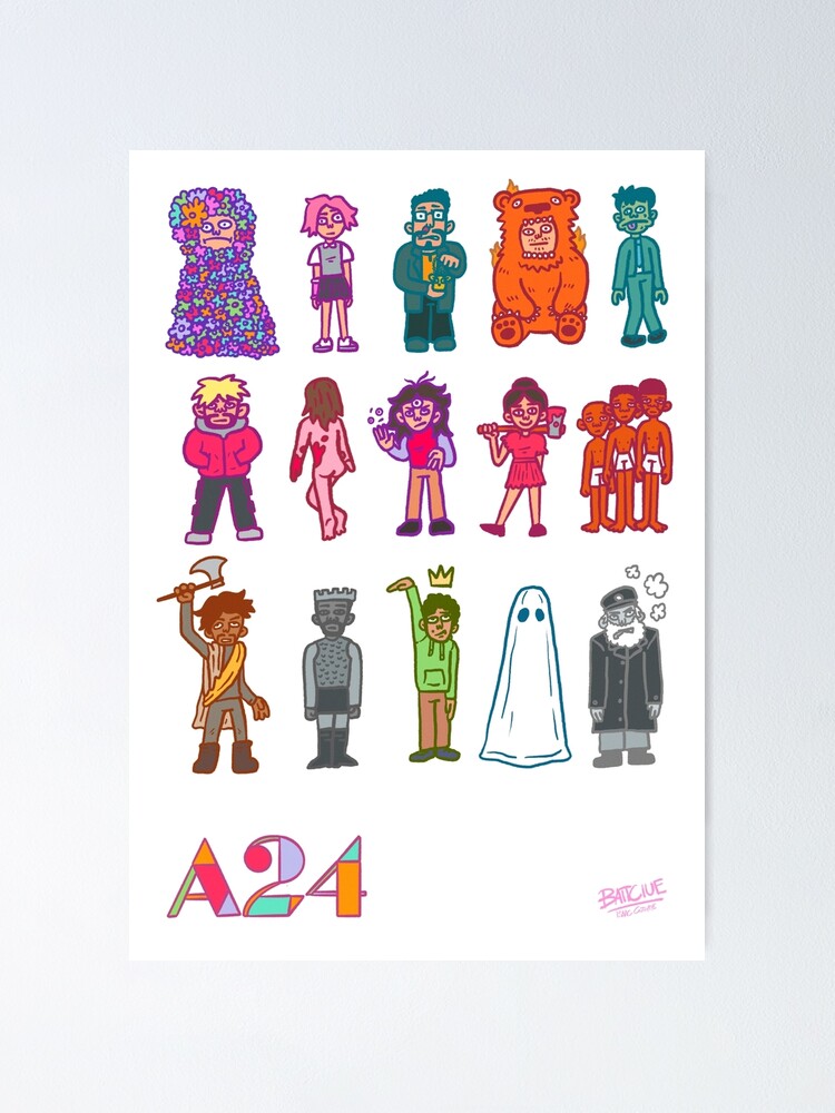 "A24 Movie Characters, Midsommar, Hereditary, Pearl design" Poster for ...