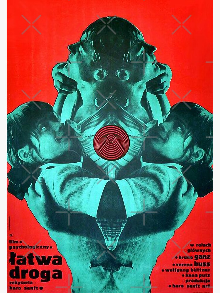 "Red Trippy psychedelic mirror magazine cover" Poster for Sale by ...