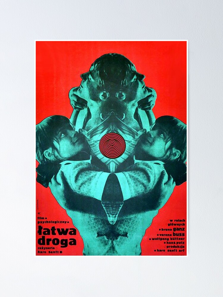 "Red Trippy psychedelic mirror magazine cover" Poster for Sale by ...