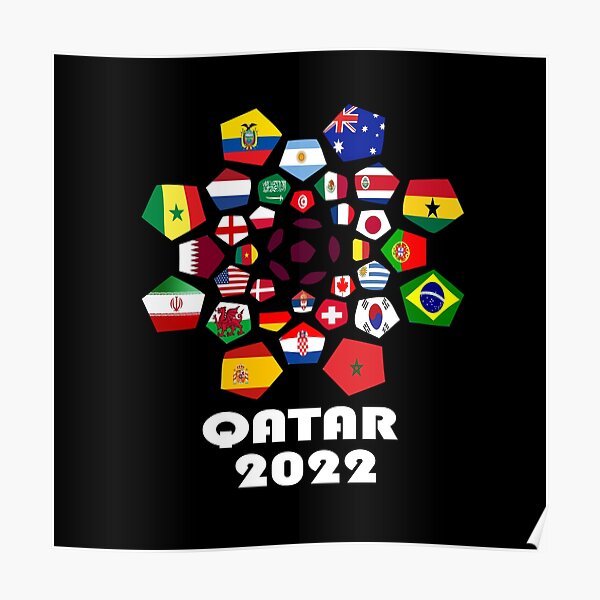 "world cup qatar" Poster for Sale by iuome-hk | Redbubble
