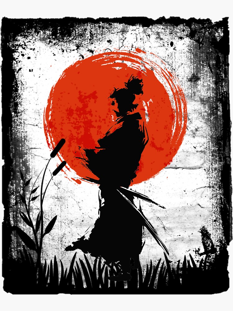 "Japanese Art Samurai Warrior Bushido Vintage Fighter Retro Aesthetic ...
