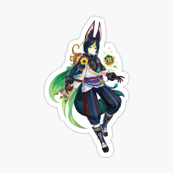 "Tighnari Genshin Impact" Sticker for Sale by Nadine-Suciu | Redbubble