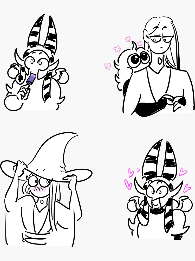 "Cute Space Wizard Stickers" Sticker for Sale by Vezimira | Redbubble