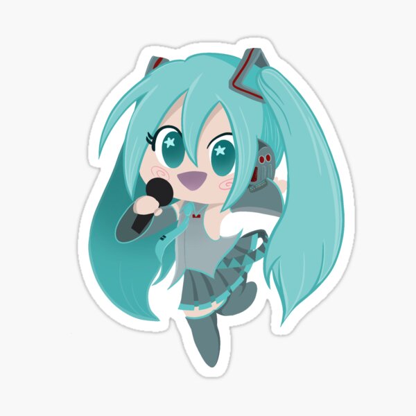 "hatsune miku anime kawaii vocaloid" Sticker for Sale by Magical-Pixie ...