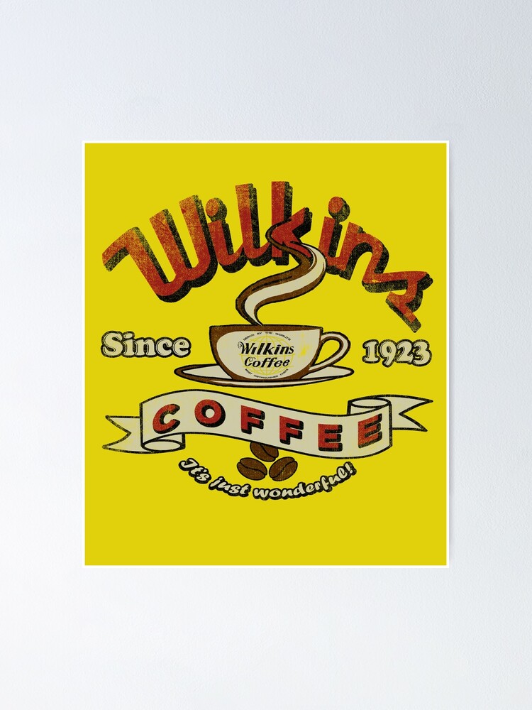 "Wilkins Coffee 1923 Vintage" Poster for Sale by mike80s | Redbubble