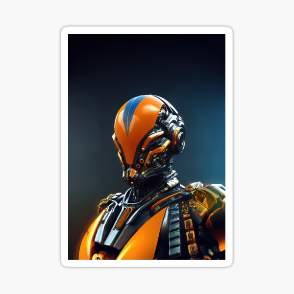 "Robots Re-Imagined #3" Sticker for Sale by fxrtst | Redbubble
