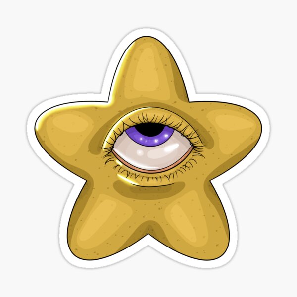 "Star with Eye" Sticker for Sale by staffinator3000 | Redbubble