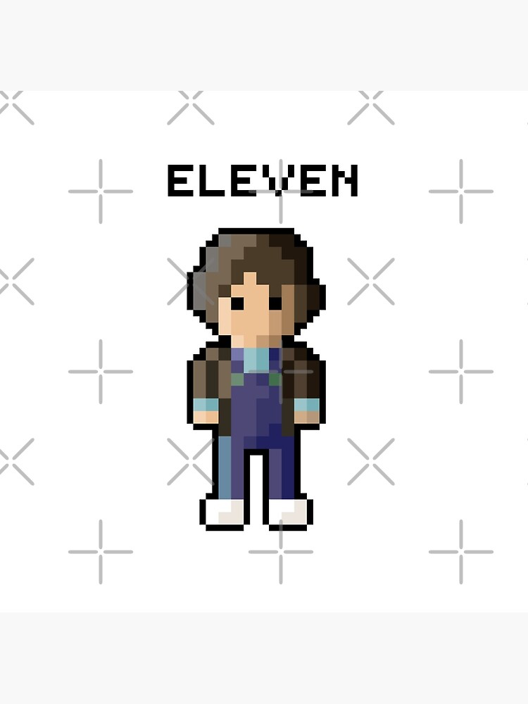 "stranger things ELEVEN pixel art" Poster for Sale by SyedKazmi | Redbubble