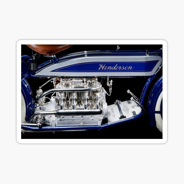 "Long wheelbase Henderson Engine" Sticker for Sale by FrankKletschkus ...