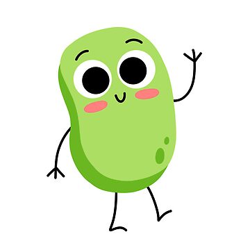 "cute lima bean" Sticker for Sale by djmiller930 | Redbubble