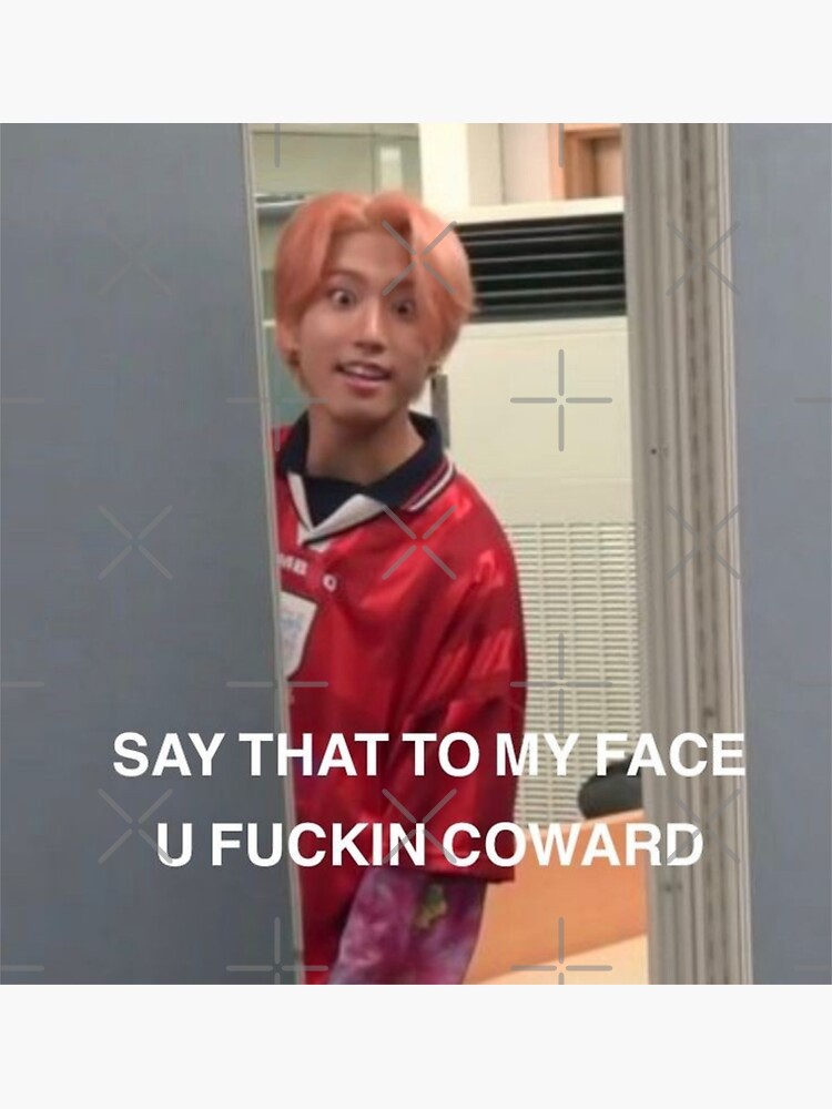 "Stray Kids Han Jisung funny meme - skz" Sticker for Sale by Monahh98 ...