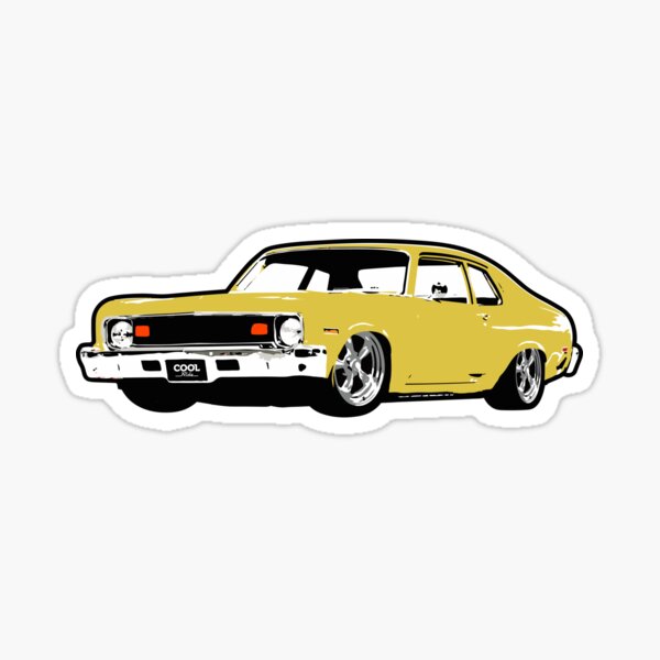 "Tan 70s CN" Sticker for Sale by CoolRide | Redbubble