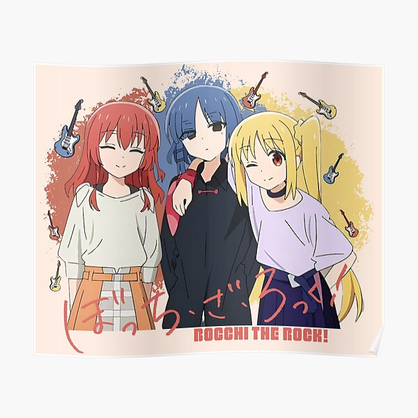 "Bocchi The Rock" Poster for Sale by comFad | Redbubble