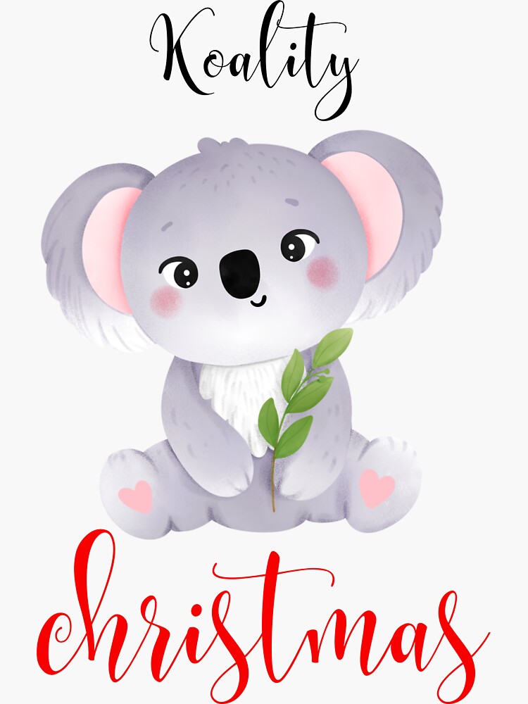 " koality christmas" Sticker for Sale by justbeadmirable | Redbubble