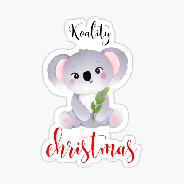 " koality christmas" Sticker for Sale by justbeadmirable | Redbubble