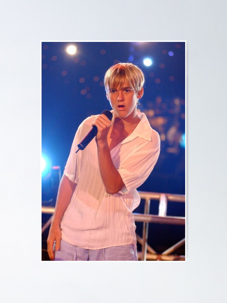 "aaron carter" Poster for Sale by Alexis-Creation | Redbubble