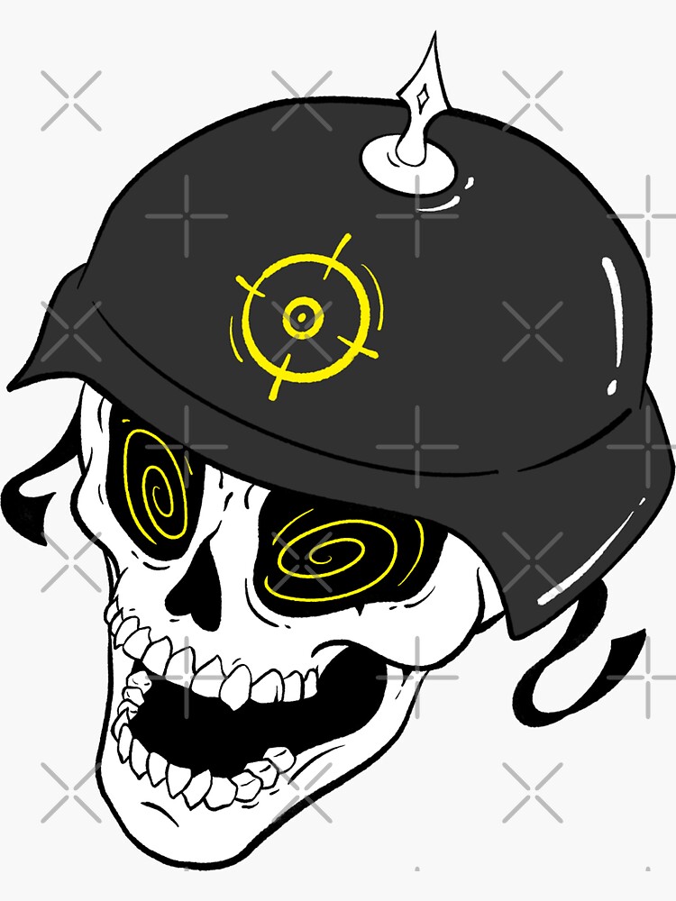 "Skull Heavy Metal" Sticker for Sale by hackedbyna | Redbubble