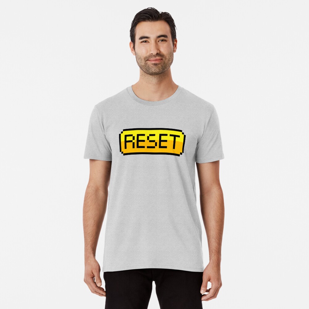 "Pixel art Reset button " Sticker for Sale by Ambilart1 | Redbubble